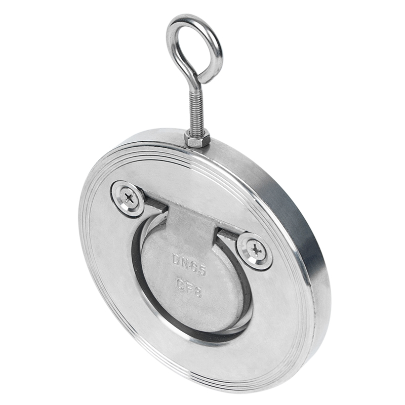 304不锈钢对夹式止回阀H74W-16P翻板式止回阀薄片型逆止阀单向阀_虎窝淘