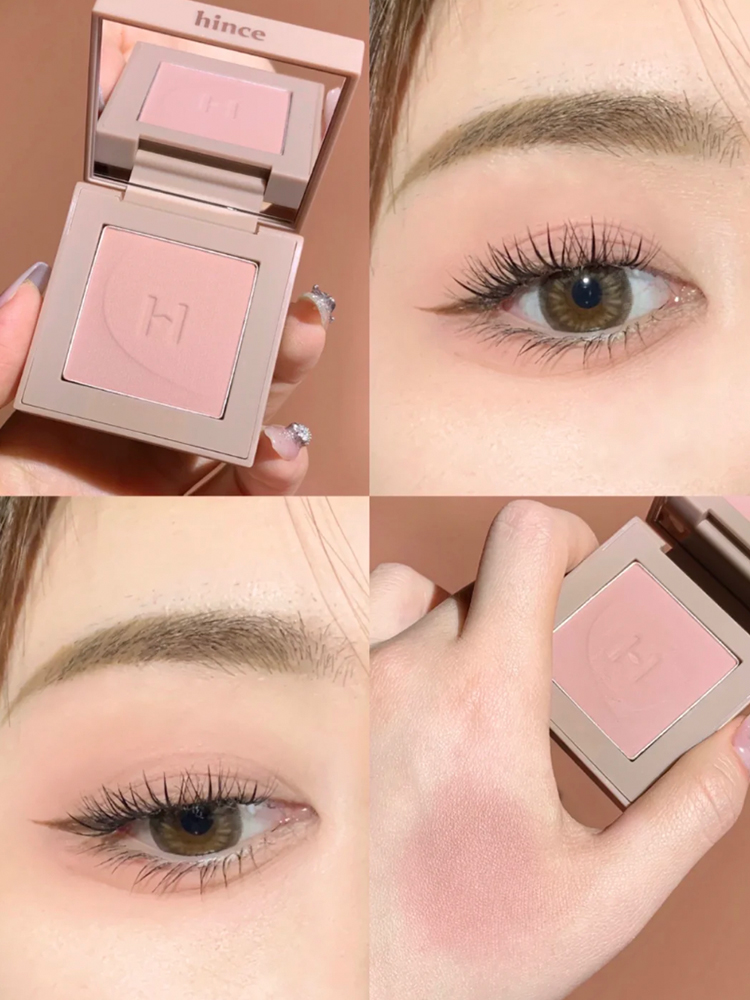hince眼影单色v002柔雾干枯玫瑰灰调藕粉低饱和哑光韩国小众品牌_虎窝淘