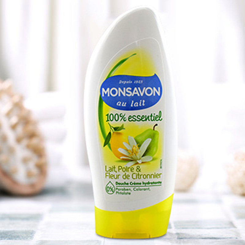 法国进口Monsavon沐浴露滋润保湿补水清洁男女通用沐浴乳250ML_虎窝淘