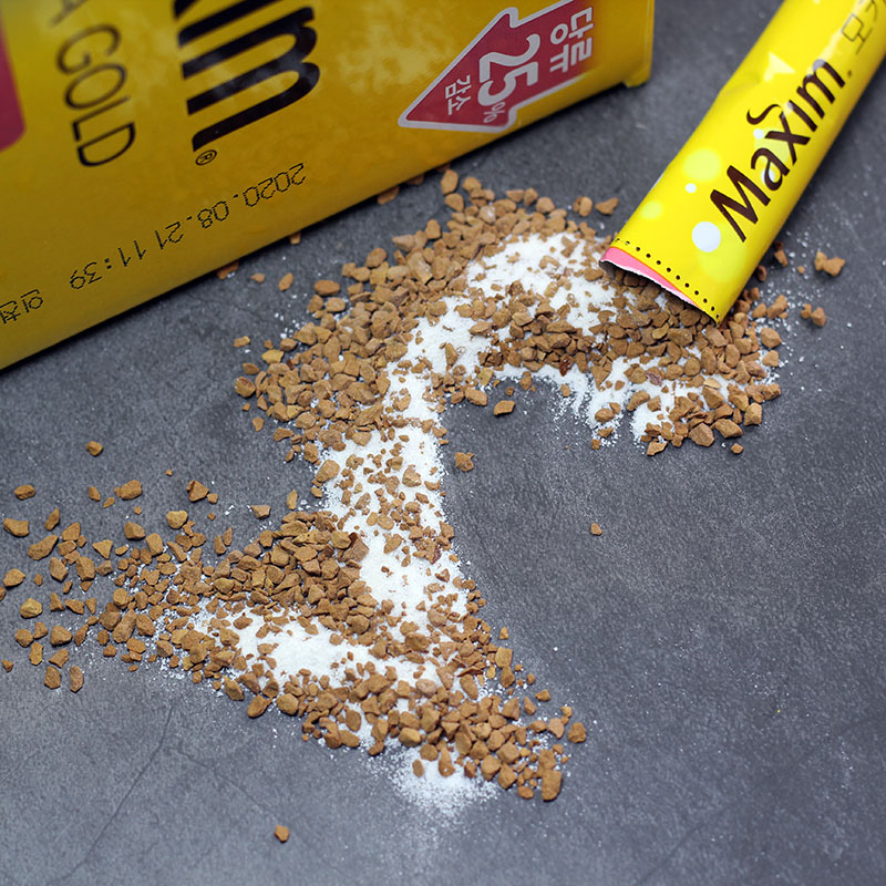 麦馨Light咖啡粉100条礼盒 Maxim韩国进口减糖三合一速溶咖啡礼盒_虎窝淘