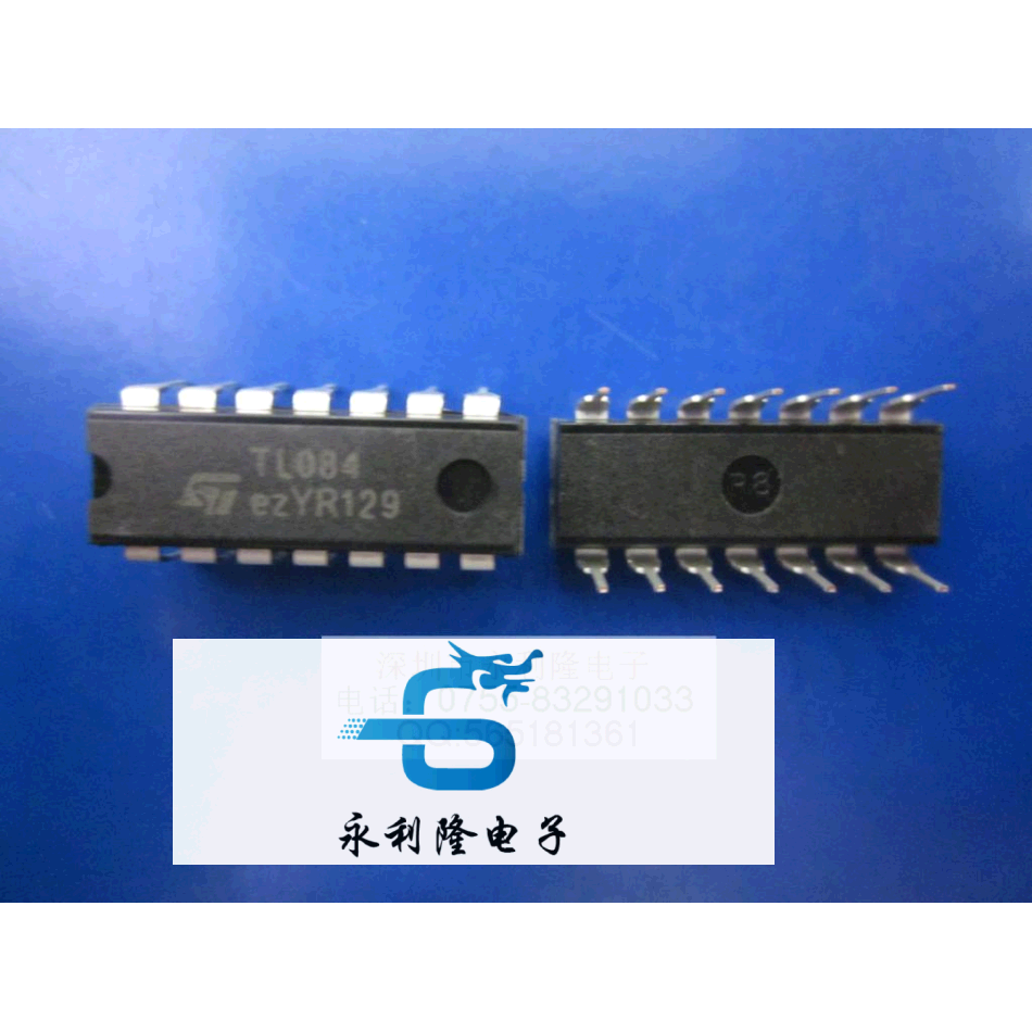TL084CN四路运算放大器 DIP-14电焊机常用集成 IC芯片 TL084_虎窝淘