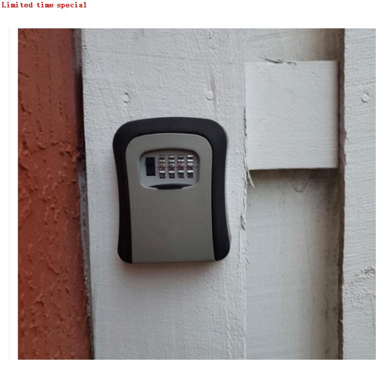网红Key lock box wall-mounted plastic key safe weatherproof_虎窝淘