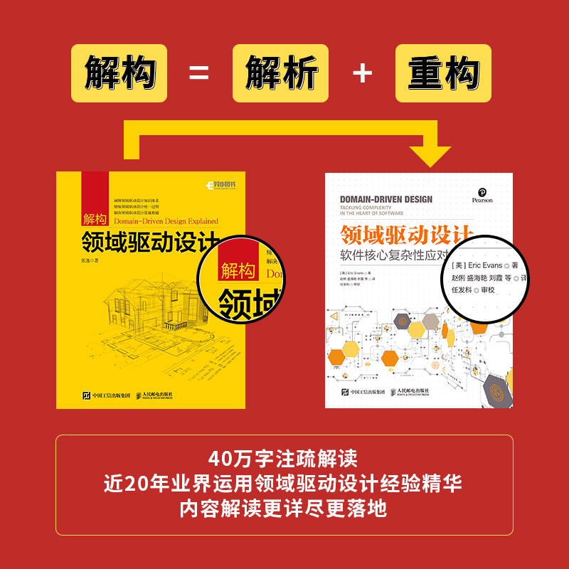 解构领域驱动设计张逸领域驱动设计实战教程 Ddd软件工程项目开发指南领域建模软件开发计算机网络教程书籍虎窝淘