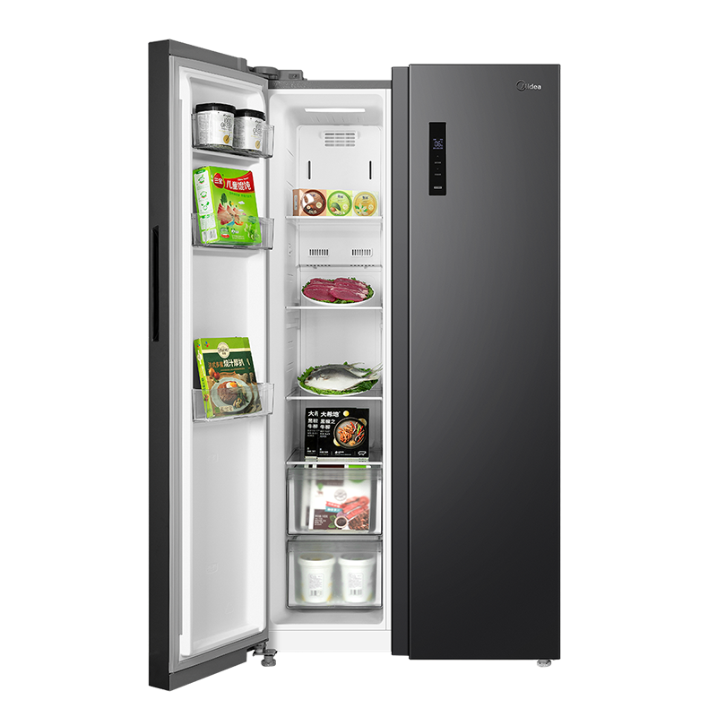 Midea/美的 BCD-550WKPZM(E)\562\558家用变频风冷无霜对开门冰箱_虎窝淘