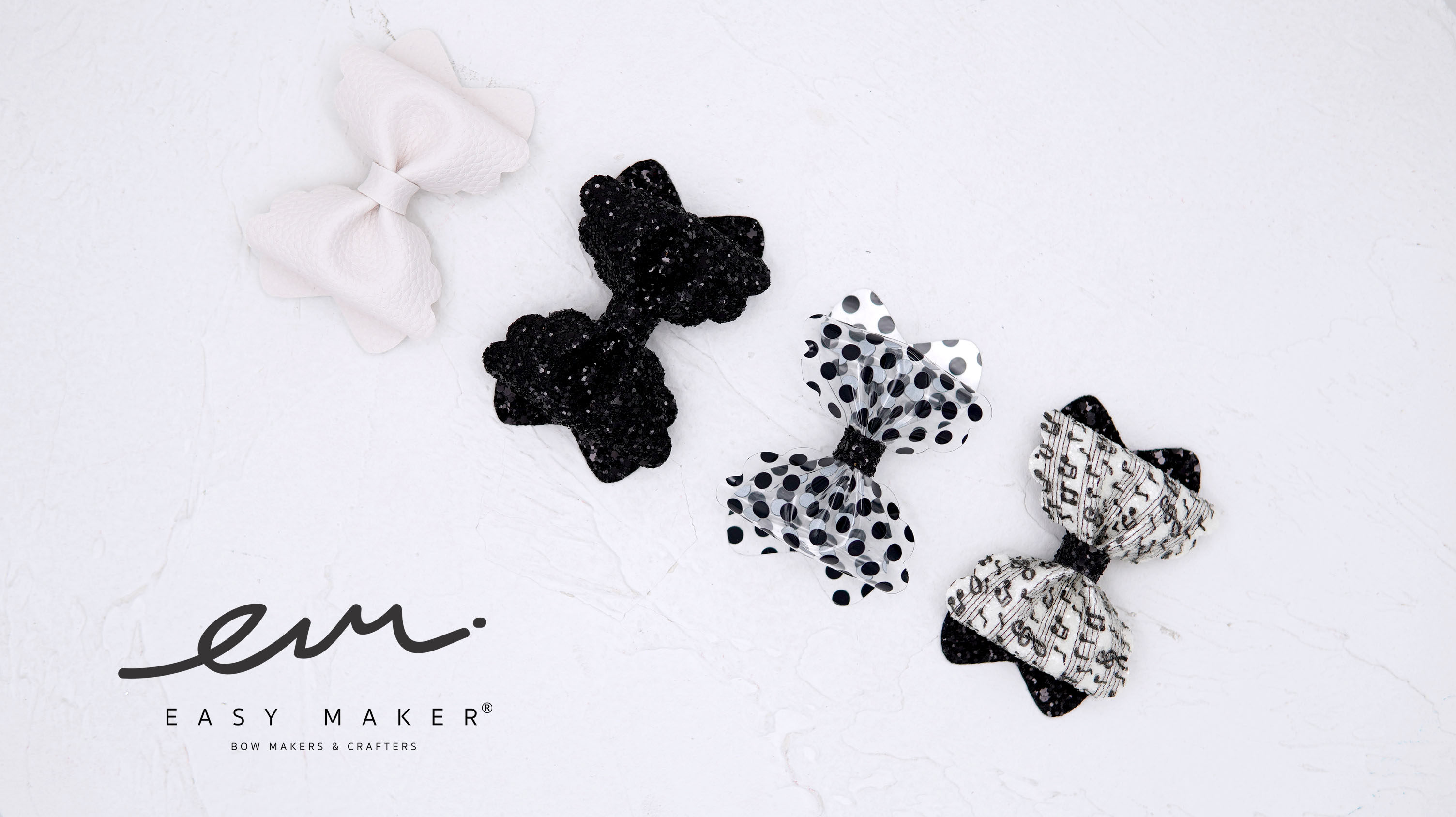 easymaker手工发夹diy材料儿童发饰制作公主头饰ins蝴蝶结发卡ig_虎窝淘