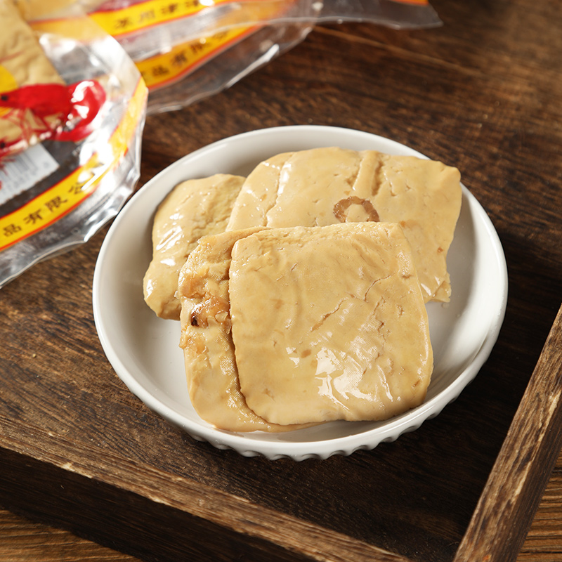 津津开洋豆干虾味豆干苏州特产豆腐干咸香干炒菜凉拌小吃75g*3袋_虎窝淘