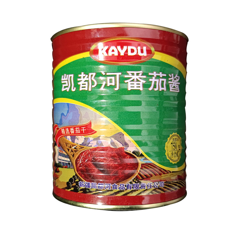 新疆kaydu凯都河西红柿酱番茄酱柿子酱炒菜做饭调汤专用750g包邮_虎窝淘
