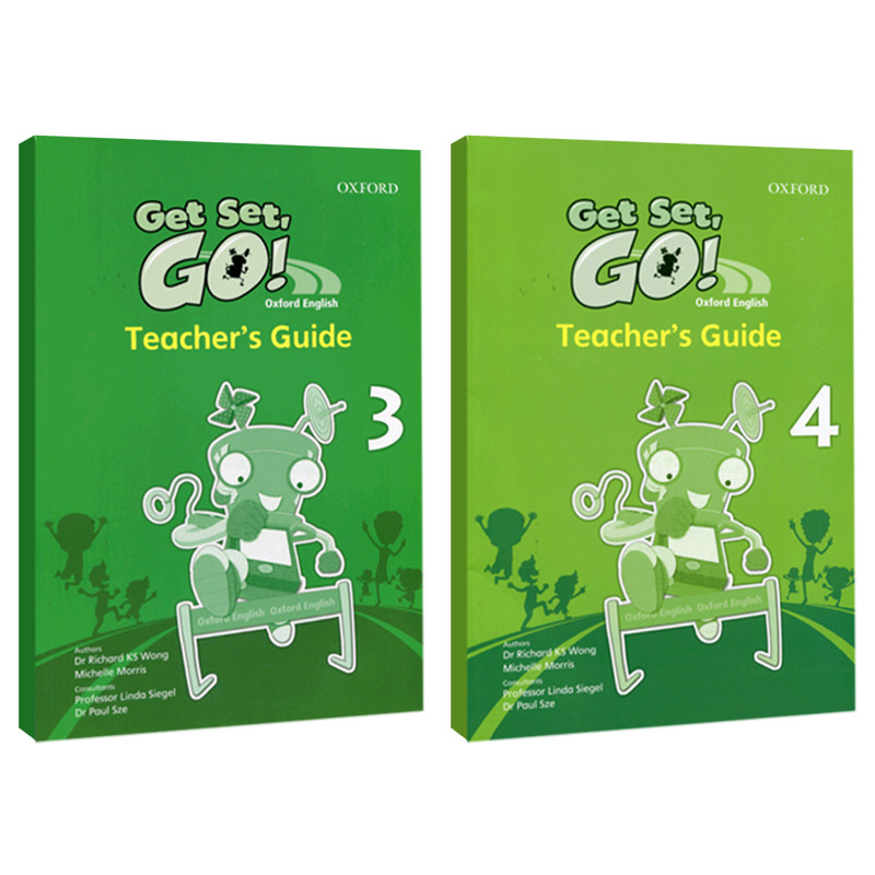 牛津Get Set Go原版幼儿英语启蒙教师用书教案Teacher‘s Guide 4级别_虎窝淘