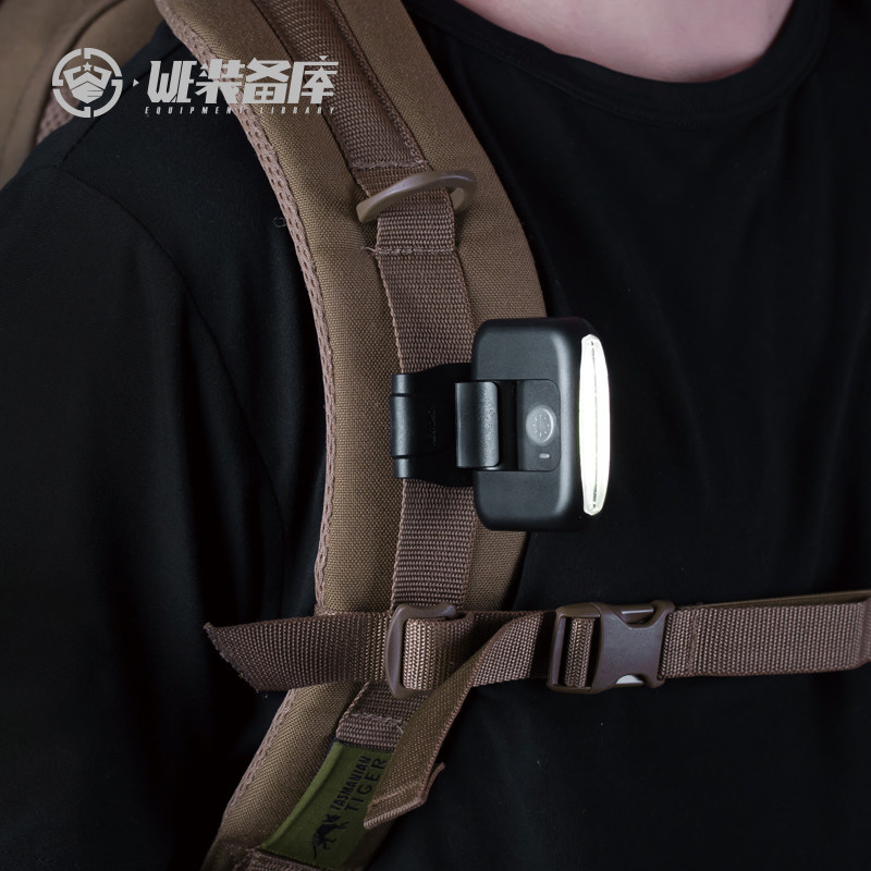 【WE装备】纳丽德UT10C头灯多功能帽夹灯自行车前灯尾灯信号头盔_虎窝淘