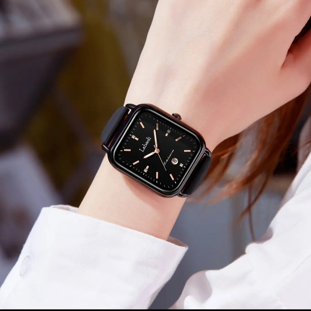 Labaoli拉宝丽女士男士方形时尚简约休闲防水腕表2023新款女表_虎窝淘