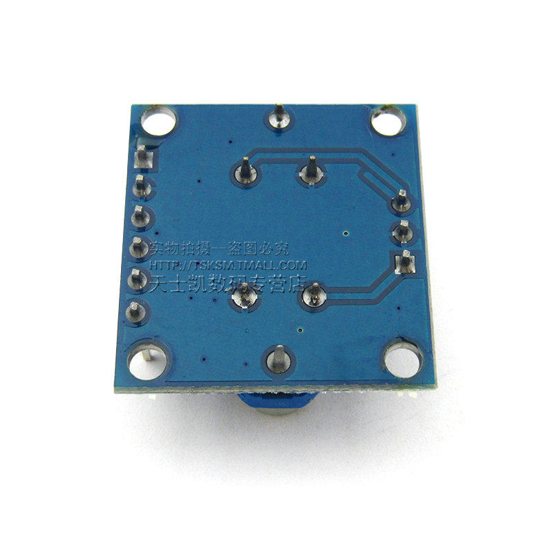 PAM8406数字功放板带音量电位器双声道立体声无噪音5Wx2模块_虎窝淘
