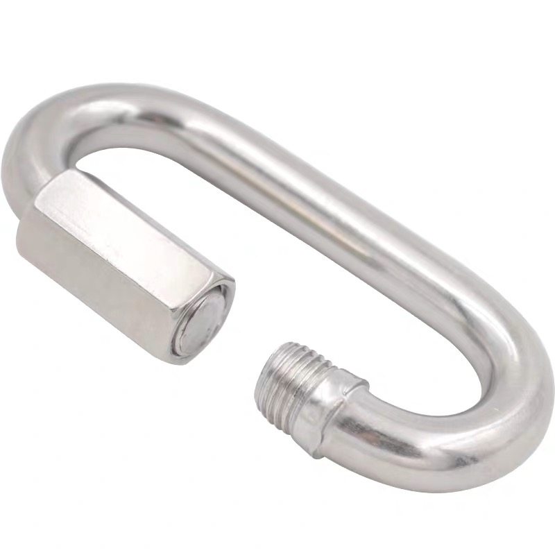 316不锈钢快速接环梅陇锁扣连接环跑道环登山环链条连接环_虎窝淘