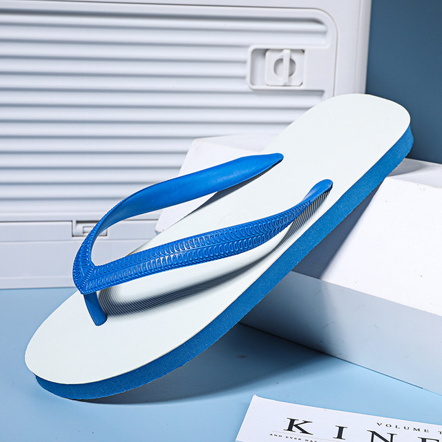 Guangdong rich classic retro flip flops for men in summer rubber ...