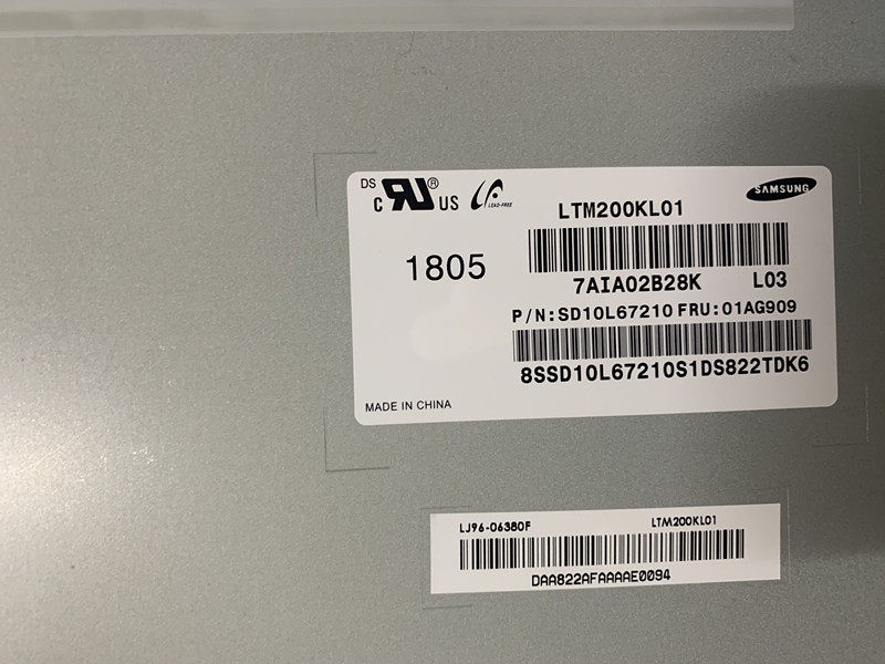 联想AIO300-20ISH一体机液晶屏 LTM200KL01 LTM200KT12_虎窝淘