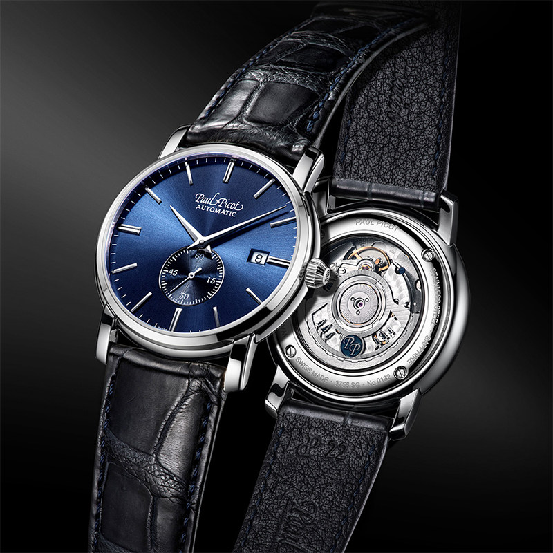 瑞士柏高Paul Picot创世纪之海王星P3755.SG.1131.2601机械男表_虎窝淘