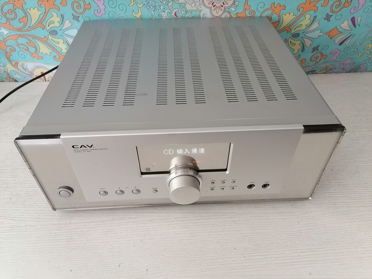 原装二手丽声 CAV AV860功放机大功率K歌带均衡屏幕显示5.1声道_虎窝淘