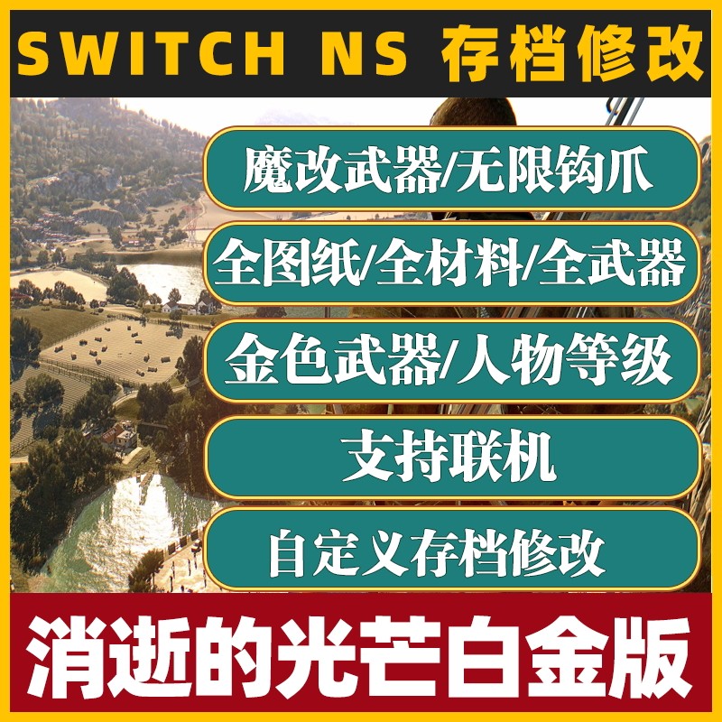 NS SWITCH STEAM消逝的光芒白金存档修改道具满金色武器全图纸_虎窝淘