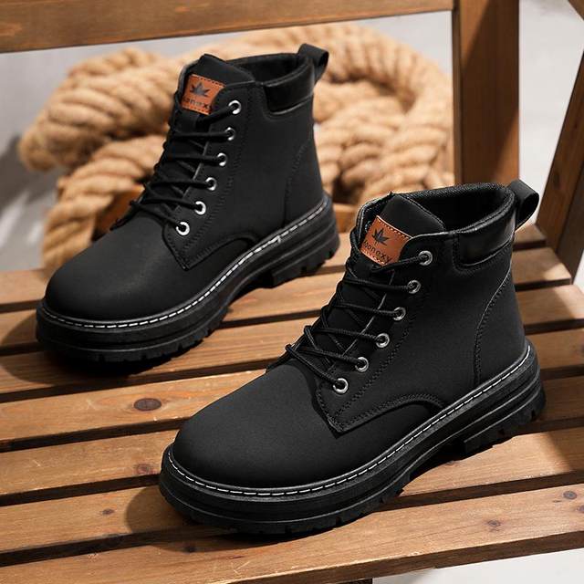 Large size 45 winter men's shoes 46 Martin boots 47 boots super large ...