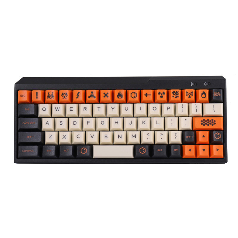 FILCO minila机械键盘专用PBT键帽迷你啦67键大碳9009米灰橙奶绿_虎窝淘