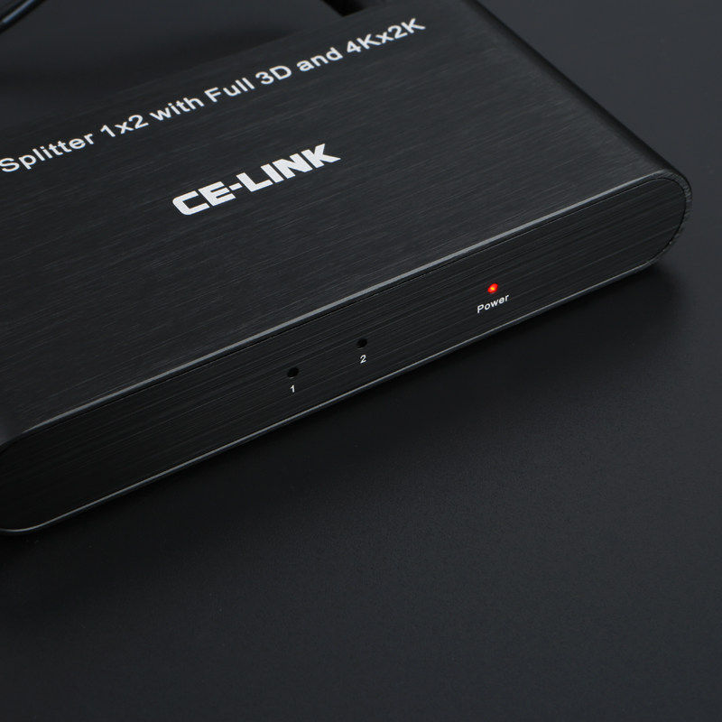 CE-LINK hdmi分配器1进2出带音频分频器1分2高清4k3d视频切换器_虎窝淘