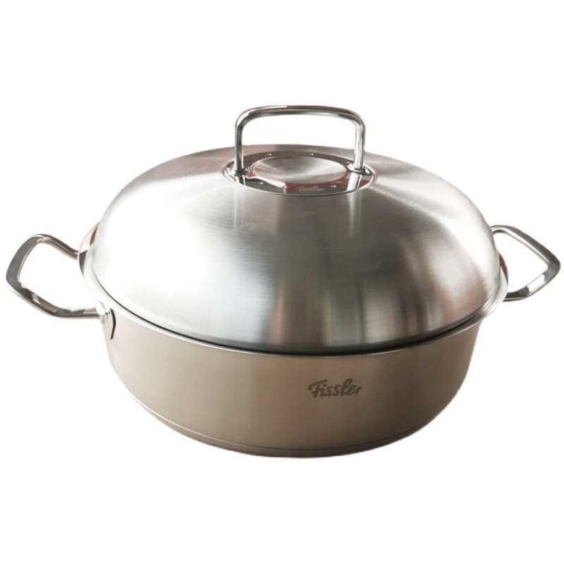 德国原装进口Fissler菲仕乐雅格菁选炒锅小皇冠加深不锈钢煎炒锅_虎窝淘