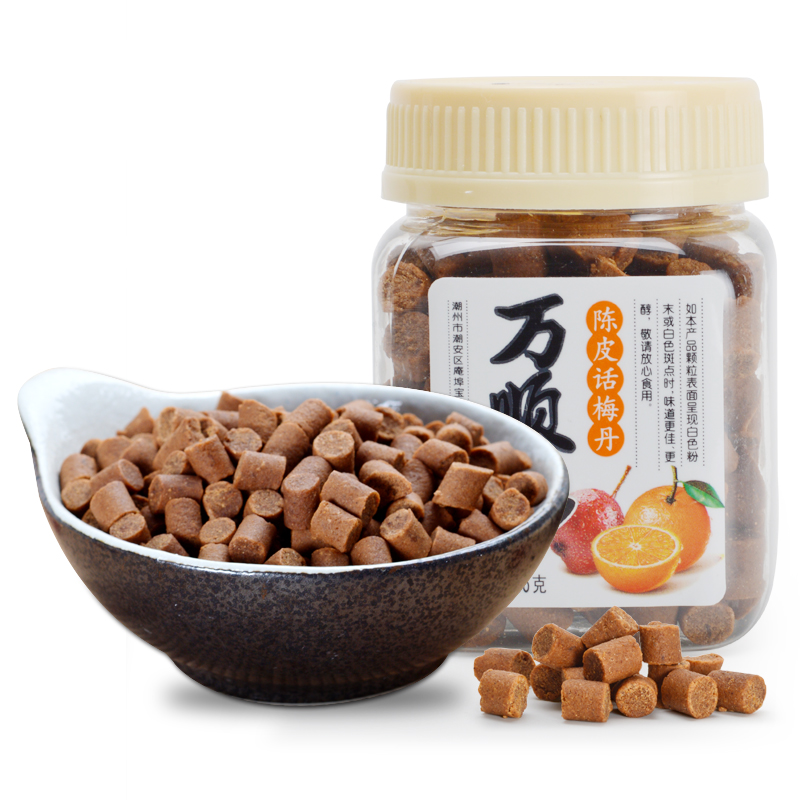 万顺昌咸金枣盐津枣陈皮话梅丹老鼠屎盐金枣108g潮汕特产零食_虎窝淘