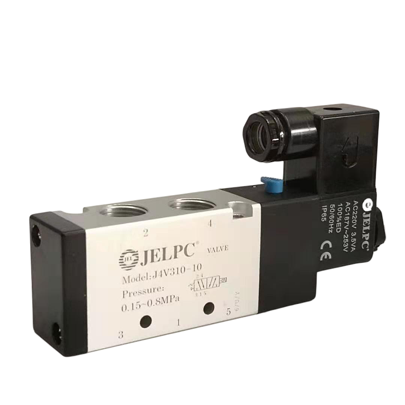 JELPC佳尔灵二位五通换向电磁阀4V310-10 4V310-08_虎窝淘