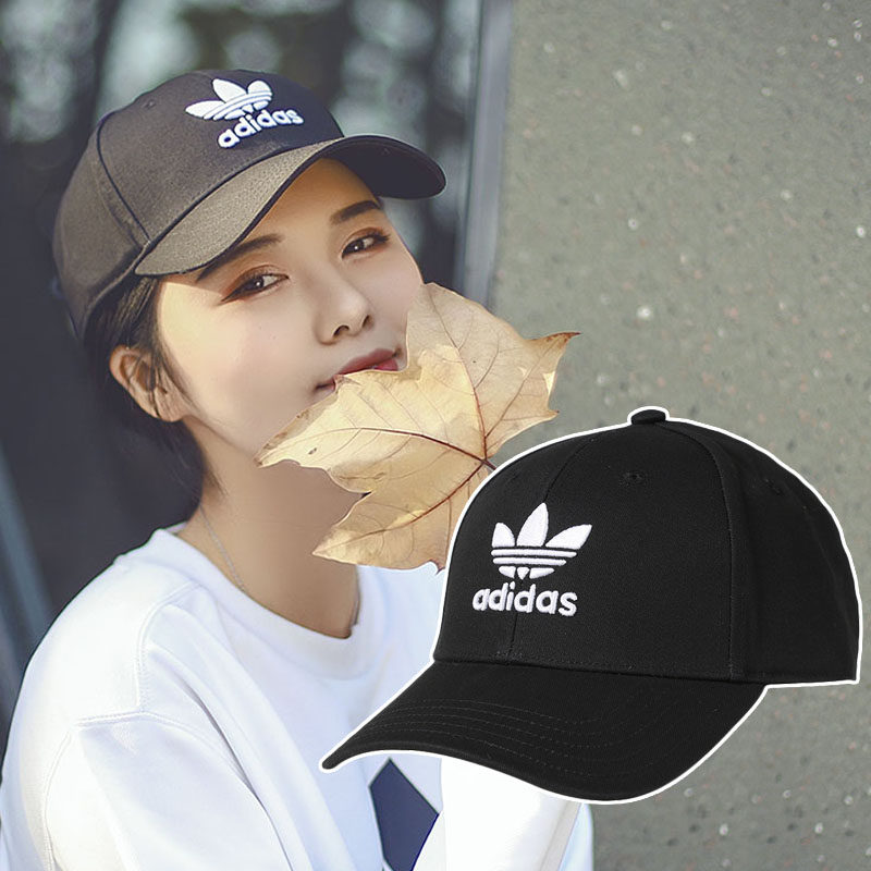 阿迪达斯三叶草男帽女帽鸭舌帽棒球帽休闲运动帽子 EC3603 DV0174_虎窝淘