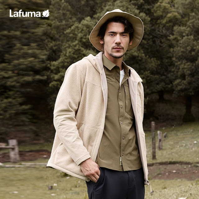 LAFUMA Lefeng Leaf Outdoor Thickening and Warm Clawing Flush Coat ...