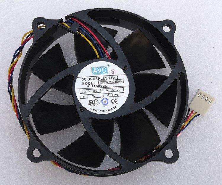 全新AVC 9025 9CM风扇 4线液压调速DF0922512SEHN 12V 0.35A圆形_虎窝淘