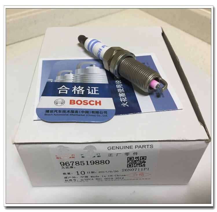 原装博世适配标致301 C4世嘉308S 408爱丽舍2008 C4L C3XR火花塞_虎窝淘