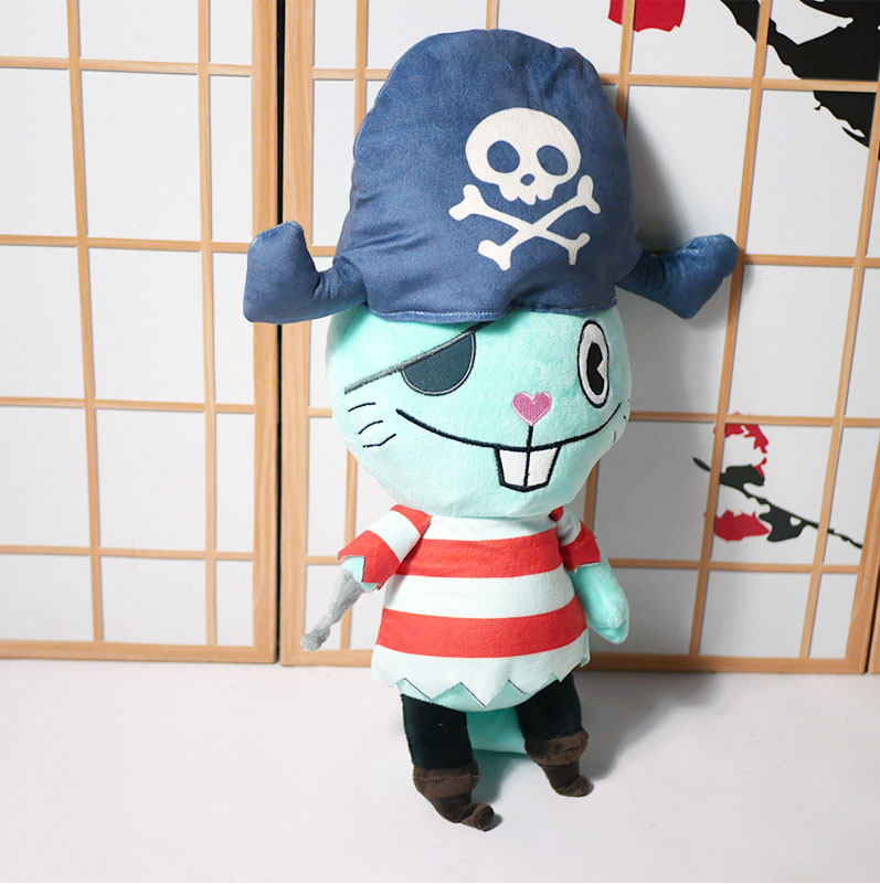 HTF欢乐树朋友happy tree friends海盗Russell公仔包邮_虎窝淘