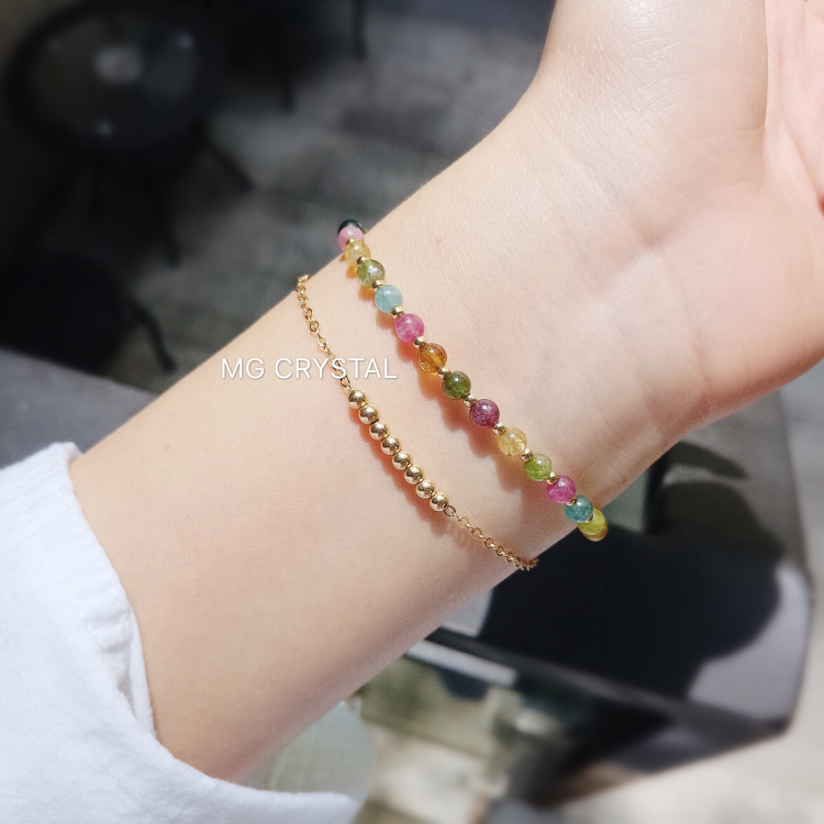 麻瓜丨天然4mm糖果碧玺手链 贝母猫咪 9k金 不褪色 - 小编推荐 - WePost 全民代运 - 马来西亚中国淘宝代运与集运专家