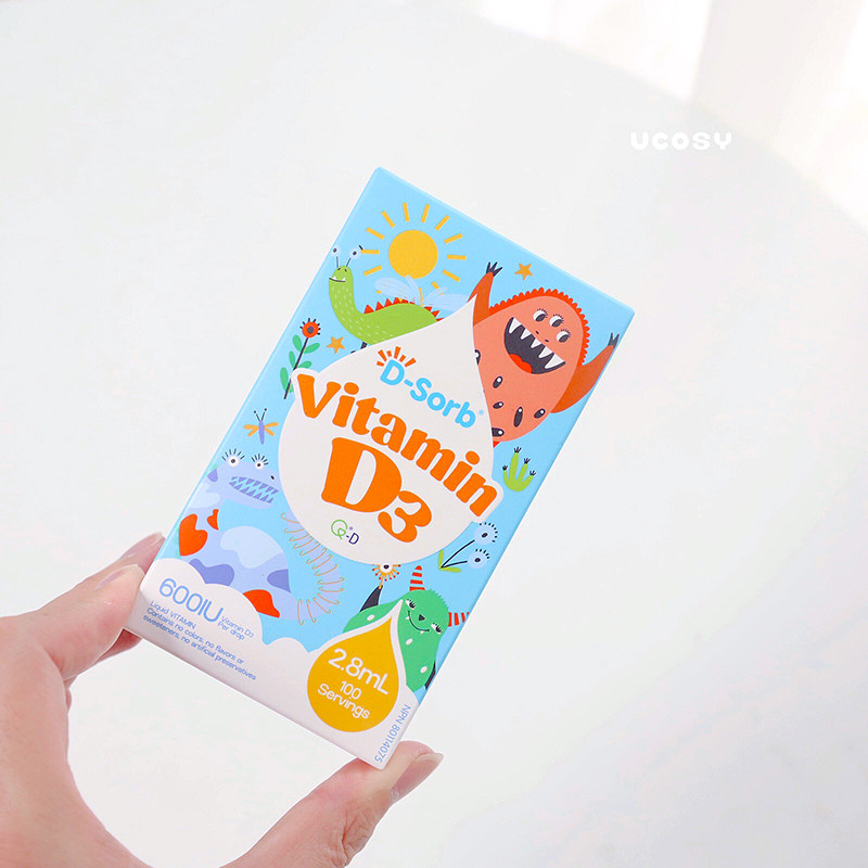 D-Sorb滴适宝维生素d3滴剂儿童宝宝维D3补钙100滴钙铁锌_虎窝淘