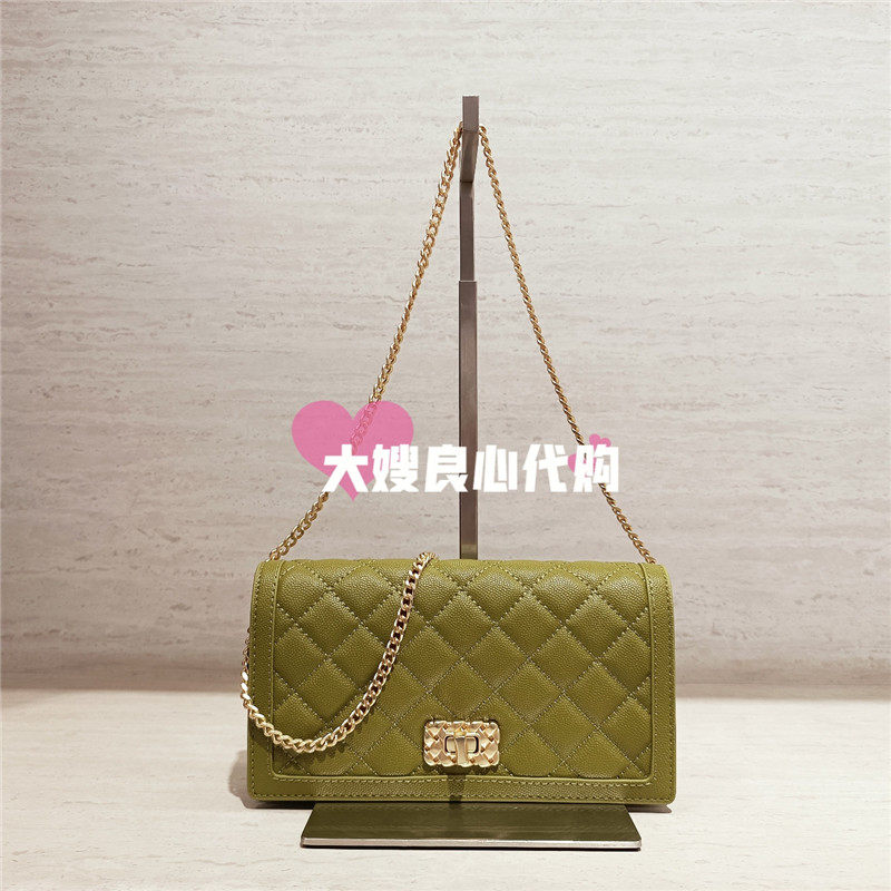 CHARLES＆KEITH单肩小方包小CK6-70840448菱格链条斜挎腋下女包_虎窝淘