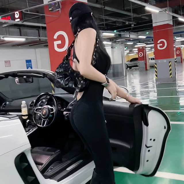 Motorcycle hottie sweet and cool millennium sexy big backless slim fit ...