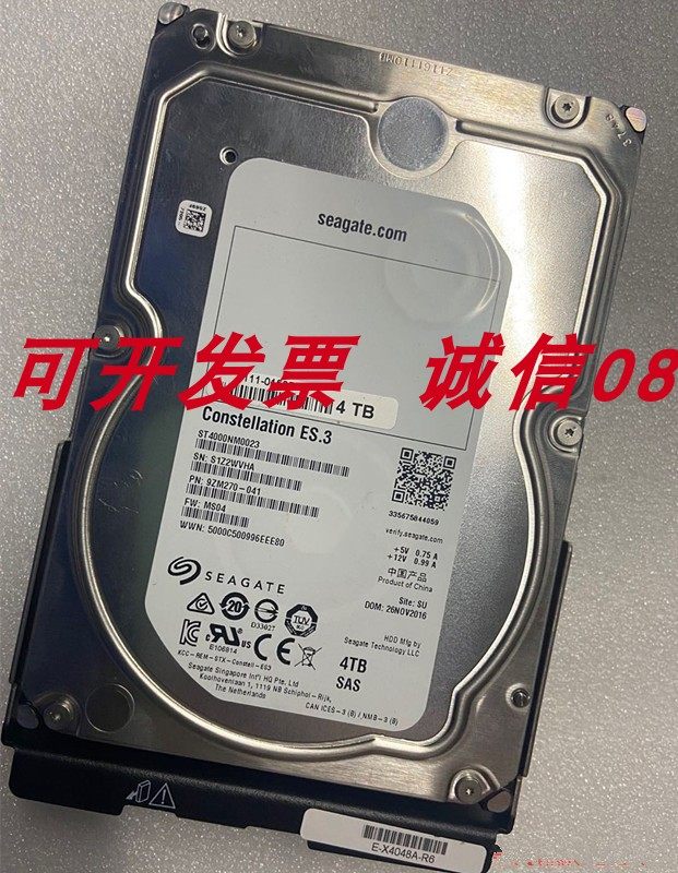 浪潮LSI 111-01505 4T SAS 3.5 7.2K AS500H AS1100H存储光纤硬盘_虎窝淘