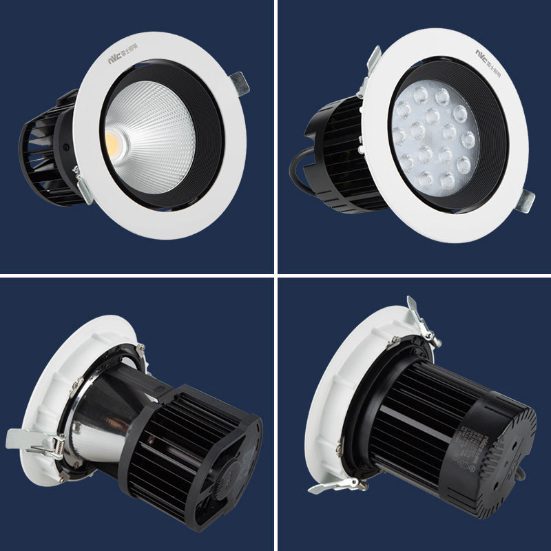 雷士照明大功率嵌入式led射灯服装店射灯nled1151n 1152n 30w50w_虎窝淘