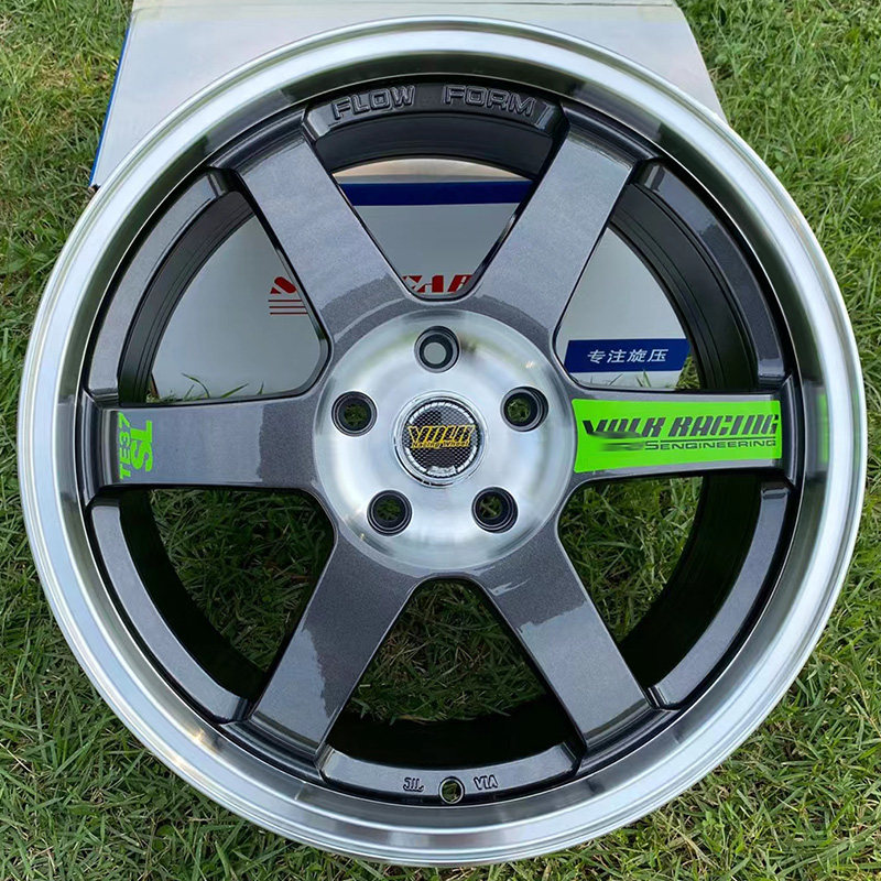 旋压改装15 16 17 18 19寸te37轮毂新飞度雨燕思域型格高尔夫翼神_虎窝淘