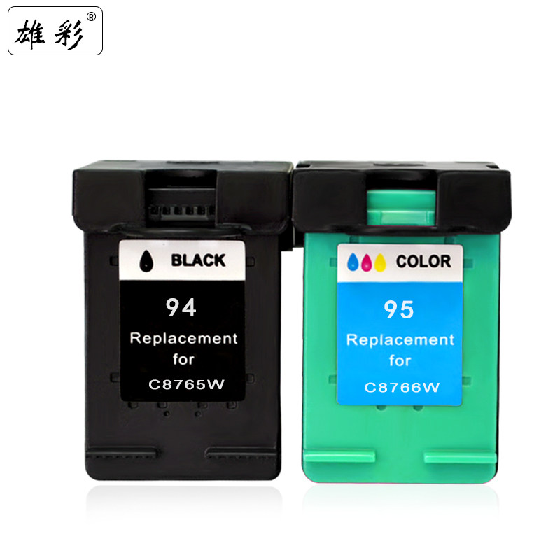 雄彩适用HP 94 95墨盒PSC 1600/2350打印机墨水盒 C8766W彩色油墨_虎窝淘