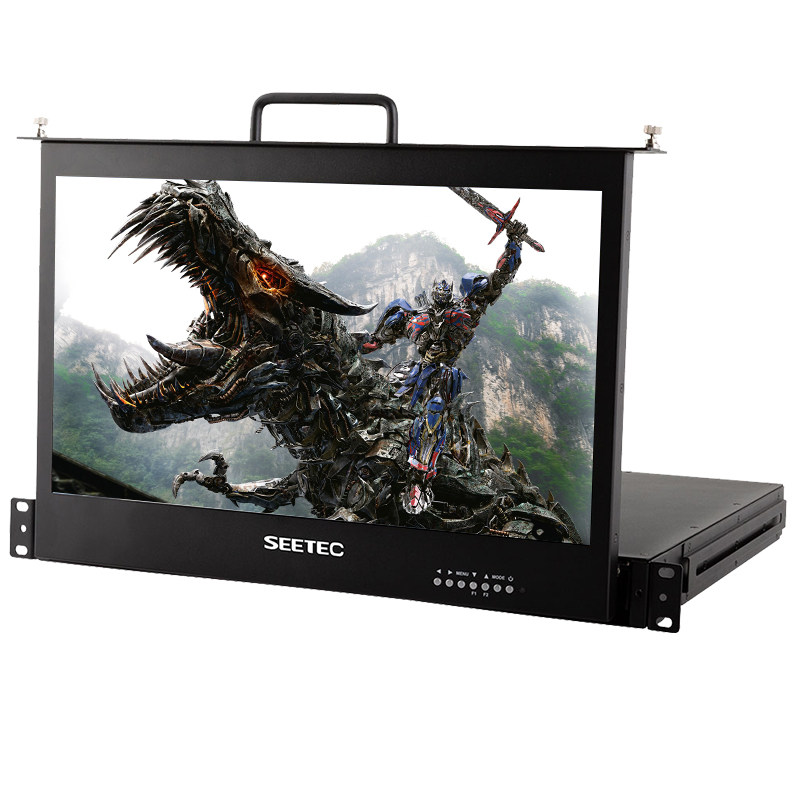 视瑞特SC173-9HD 17寸抽屉式1RU机柜导演摄影监视器高清4K显示器_虎窝淘