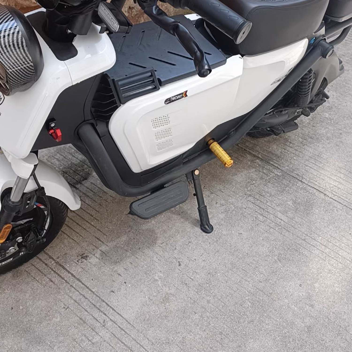 适用小牛电动车MQiL MQi2 MQis MQi2s改装加长脚蹬堵头中轴脚踏板_虎窝淘