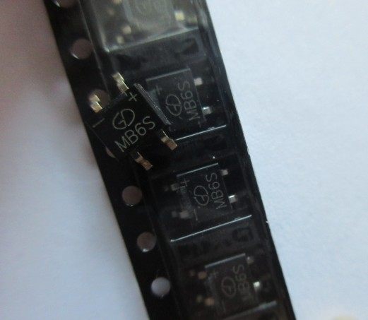 MB6S SOP-4 600V/0.5A贴片桥堆整流器 MB6M DIP4插脚 10个=0.55_虎窝淘