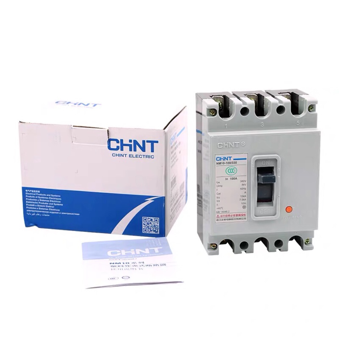 正泰塑壳断路器透明空气开关NM10-100/250/600/330 60A 200A 3P_虎窝淘