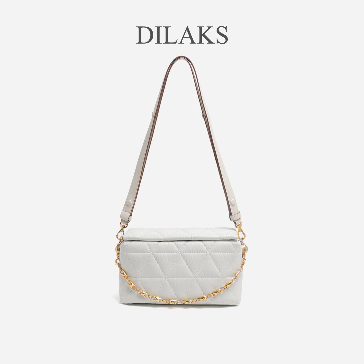 DILAKS迪莱克丝法式小众包包时尚洋气真皮女包斜挎小包女单肩包_虎窝淘