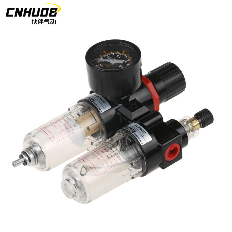 亚德客型气源处理器油水分离器二联件AFC2000调减压阀空气过滤器_虎窝淘