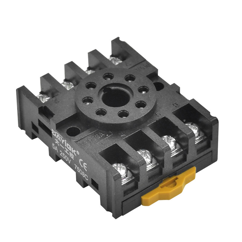 全新原装大一工控圆8器脚继电座子 PF-083A MK2P JTX-2C JQX-10_虎窝淘