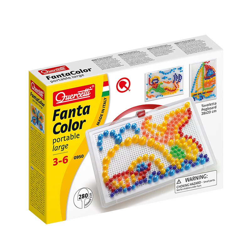 进口启迪quercetti儿童蘑菇钉益智玩具插板大颗粒拼图宝宝早教3岁_虎窝淘