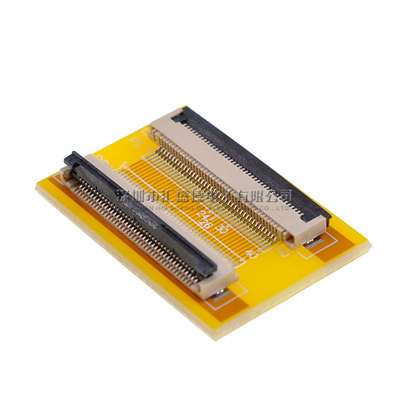 FPC转接板0.5mm-10P/24P/26P/30P/40P/50P/60P排线延长板翻盖下接_虎窝淘