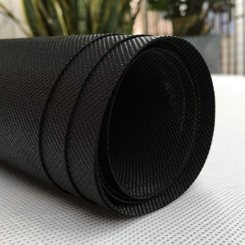 全新料黑色无纺布面料整卷防尘布布料背景布花箱内衬育苗沙发底布_虎窝淘